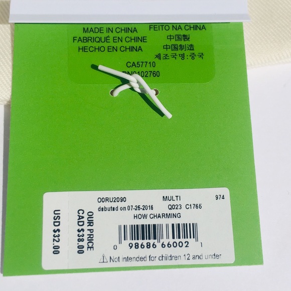 kate spade | Jewelry | New Kate Spade How Charming Glasses Mustache ...